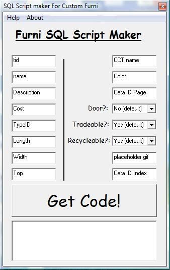 MySQL Custom Furni Code Maker | RaGEZONE - MMO Development Forums