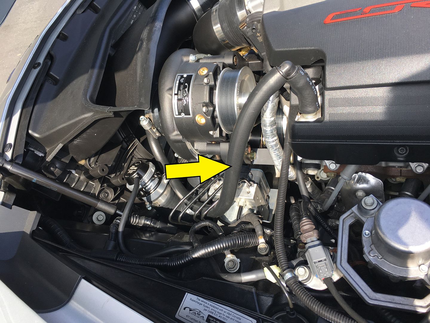 Catch can hose routing - CorvetteForum - Chevrolet Corvette Forum ...