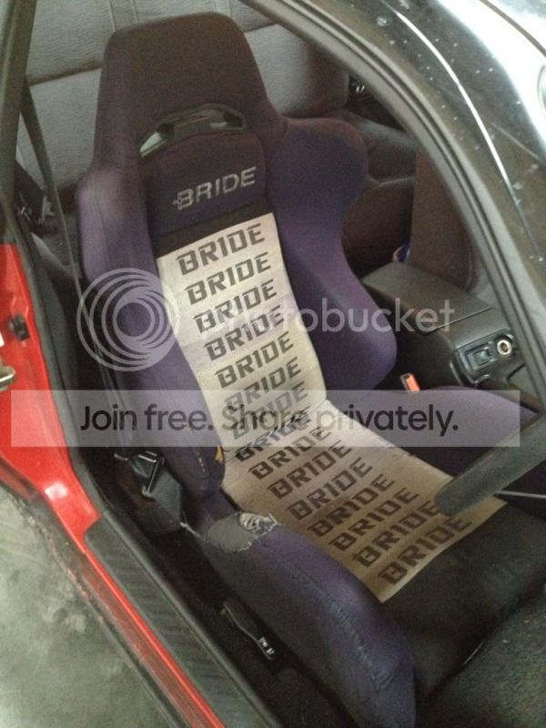 Bride Brix II with s13/14 super low bride rail | Driftworks Forum