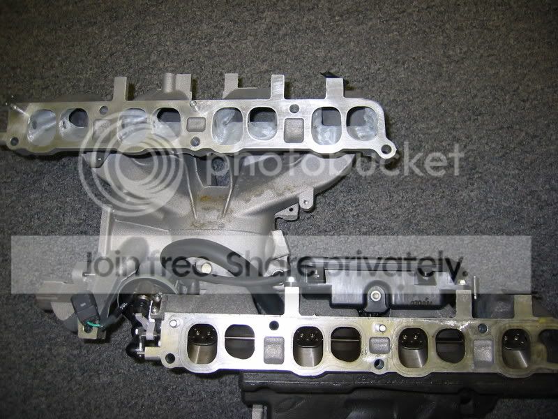 Ported intake manifold (before and after) | Mazda 6 Forums